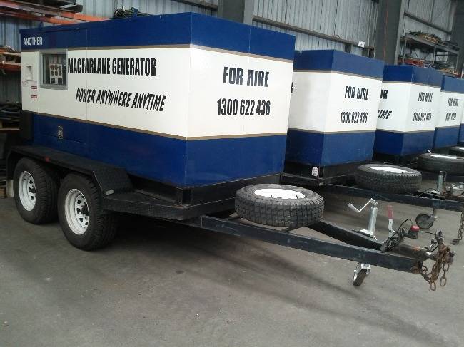 43kVA Large Hire Generator - Trailer