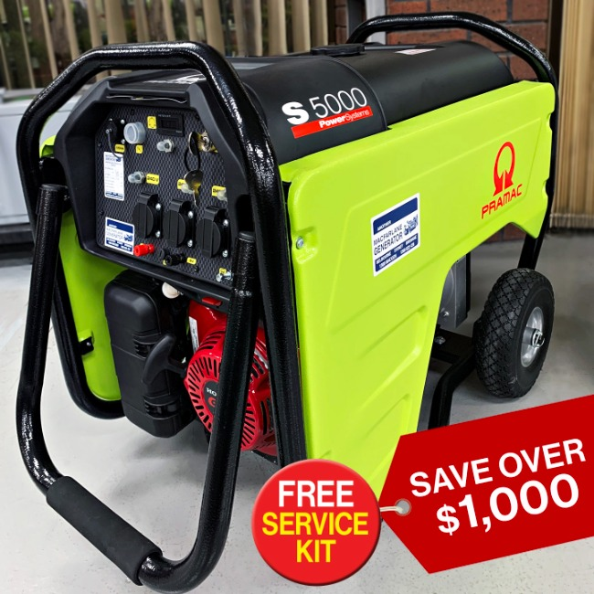 5.3kVA Pramac Generator - S5000