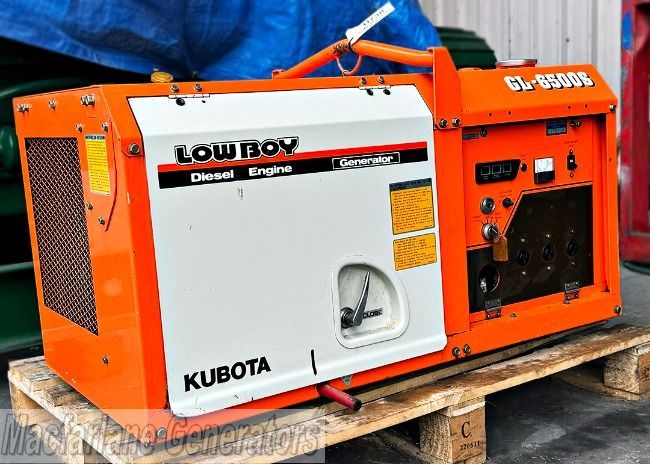 6.5kVA Used Kubota Enclosed Generator Set (U738)